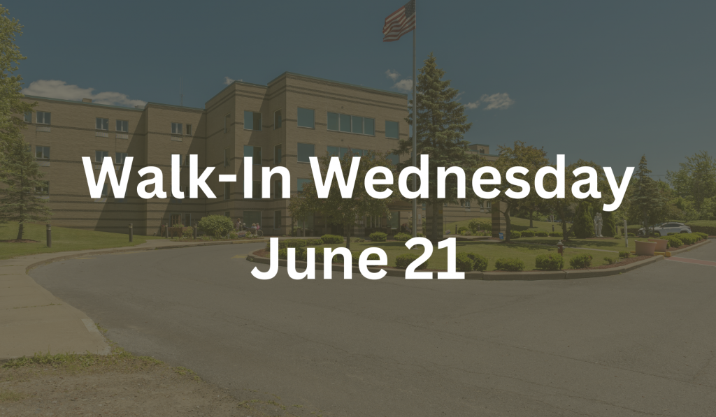 Walk-In Wednesday: June 21 - SMH