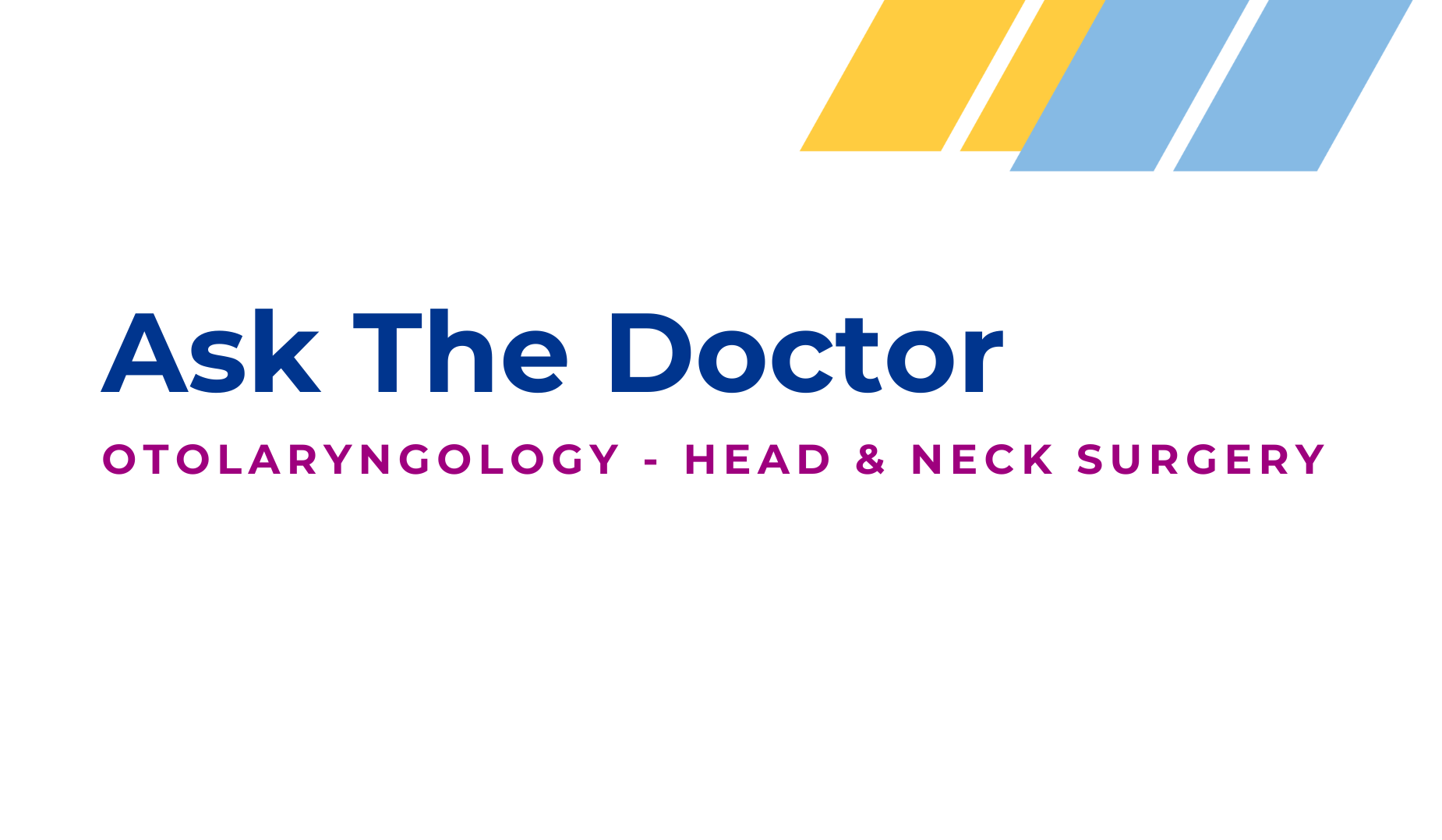 Ask The Doctor: Dr. Athanasios Tournas - SMH